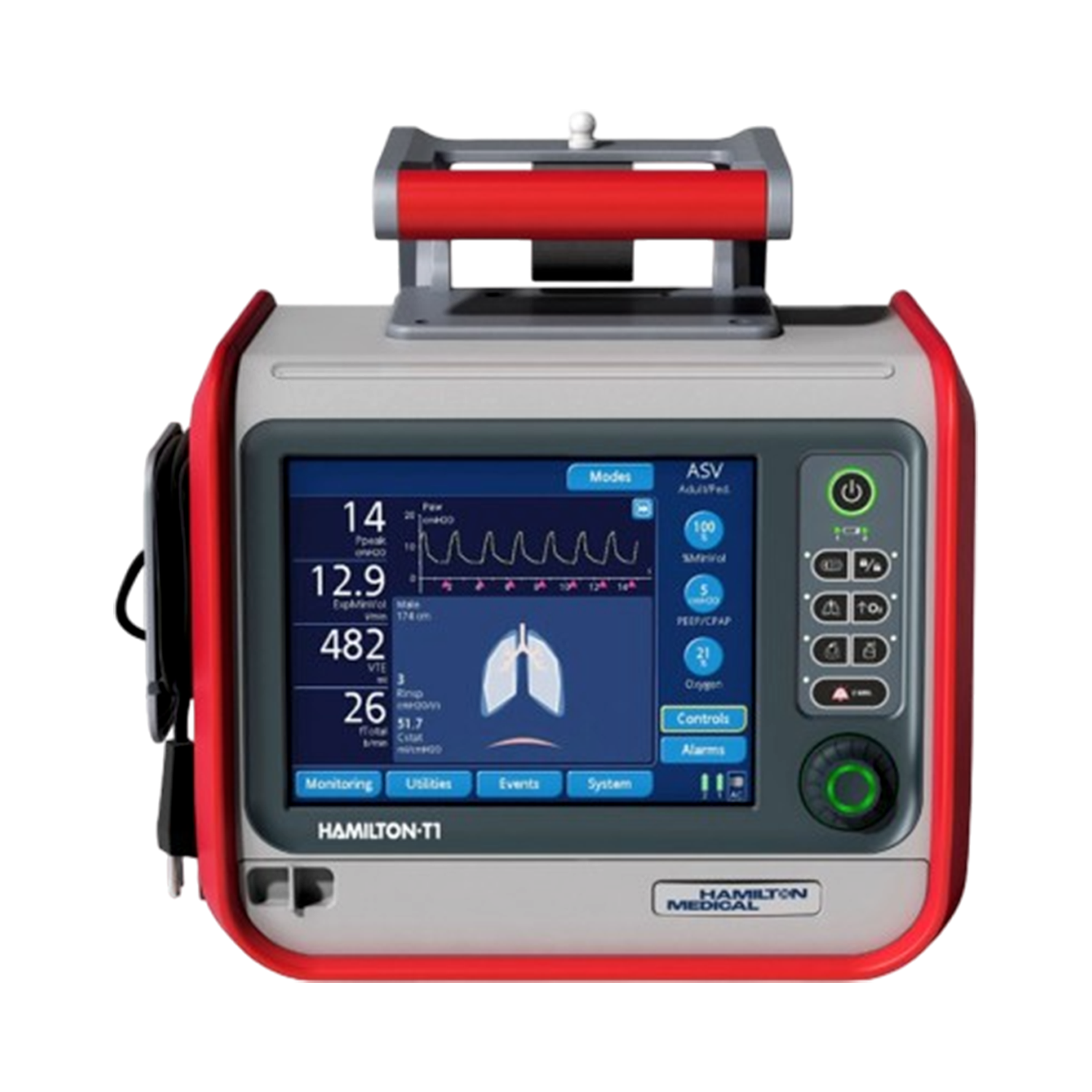 Hamilton T1 Intelligent Transport Ventilator – Medical Equipment Doctor