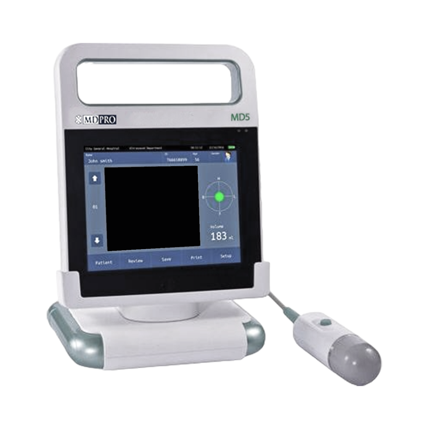 MDPro MD5 Bladder Scanner Touch Screen & Detachable Probe – Medical ...